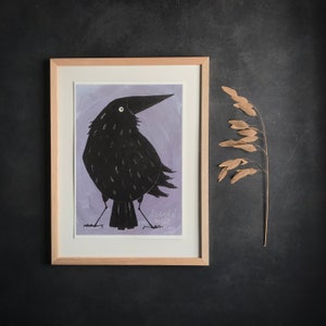 POSTER RAVEN CROW A3/A4 - Etsy