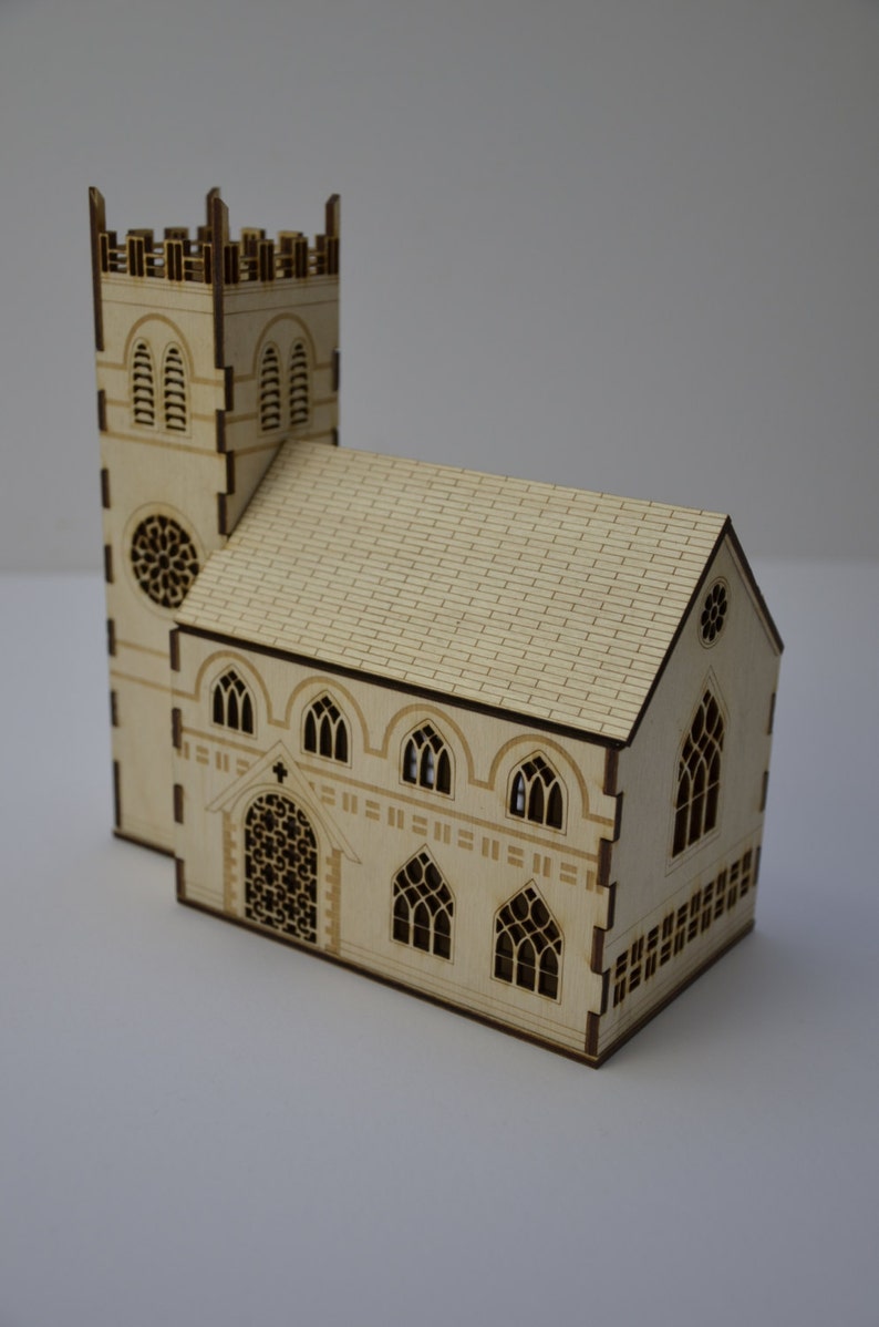 Intricate Laser Cut Church Nightlight - Etsy