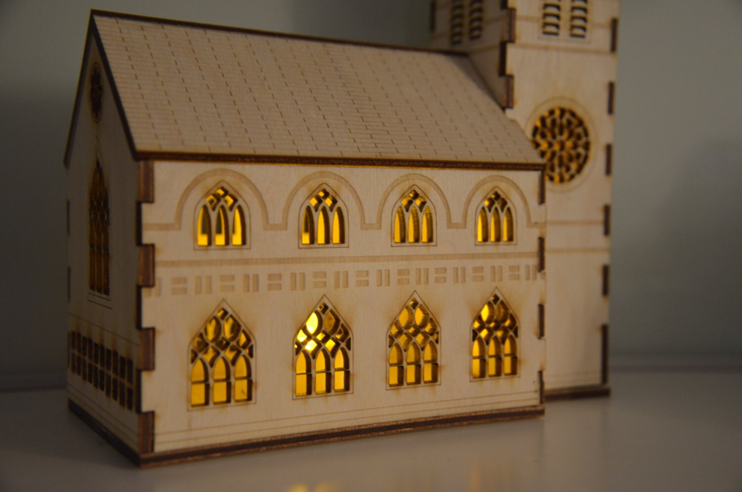 Intricate Laser Cut Church Nightlight - Etsy