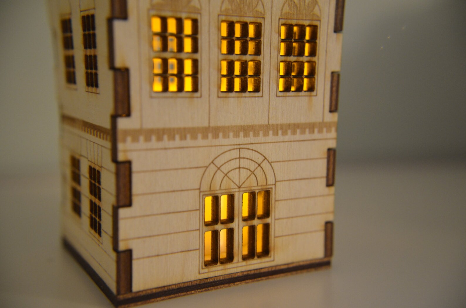 Intricate Laser Cut Town House Nightlight - Etsy