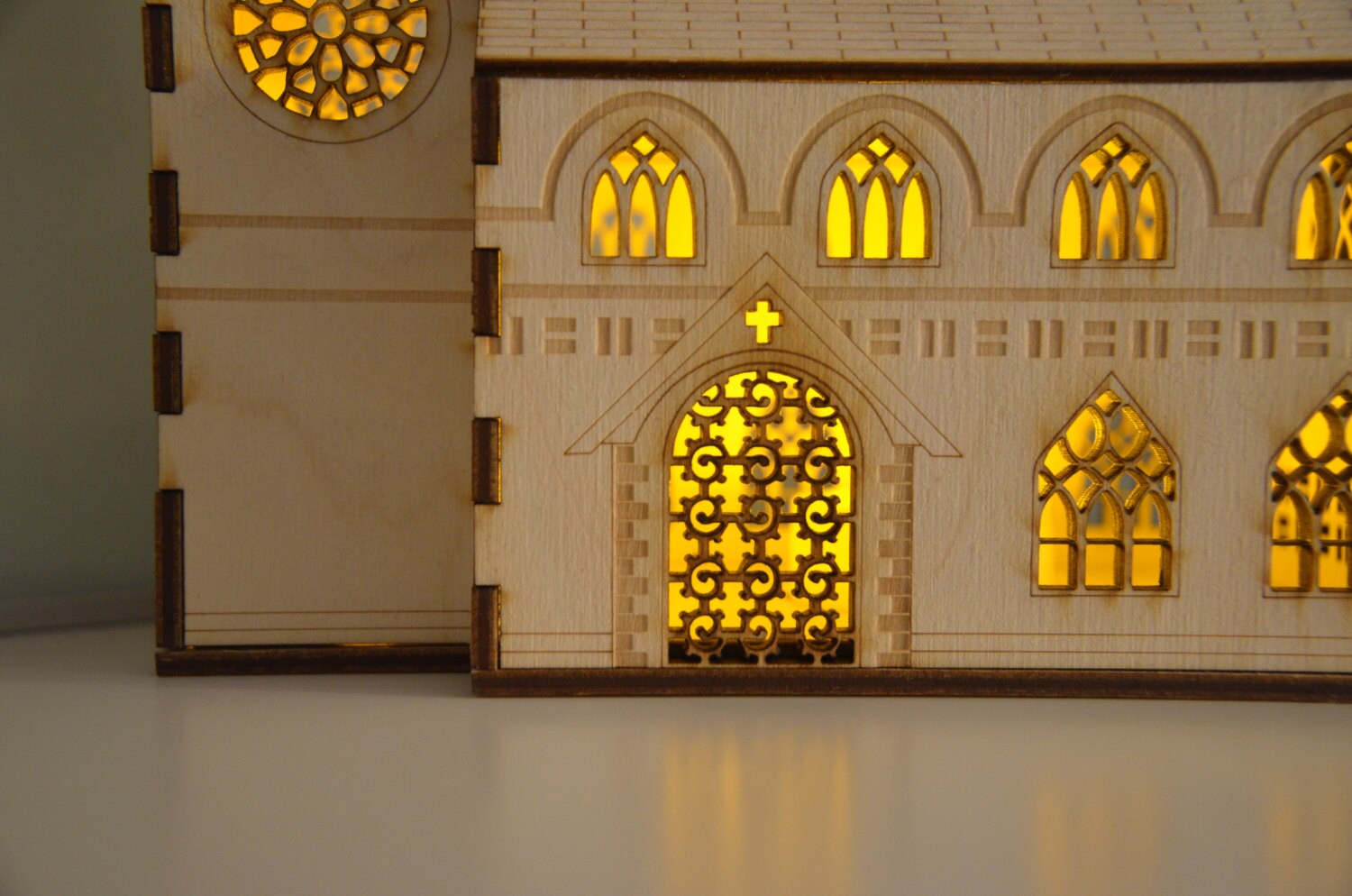 Intricate Laser Cut Church Nightlight - Etsy
