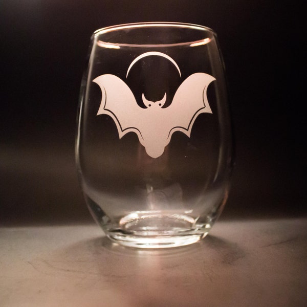 Goth Wine Glass - Etsy