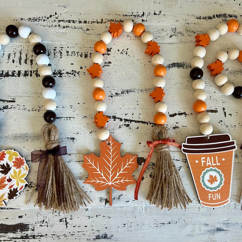 Fall Bead Garland - Etsy