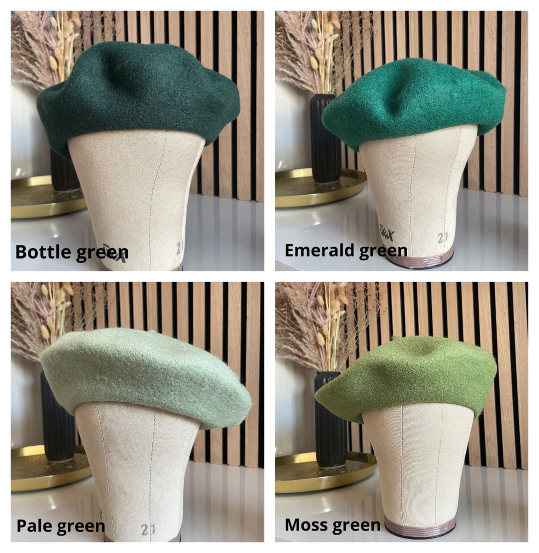 Plain Real Wool Adult Beret, Plain Beret Blank, Thick Wool Beret, Craft Projects, Real Wool Hat ...