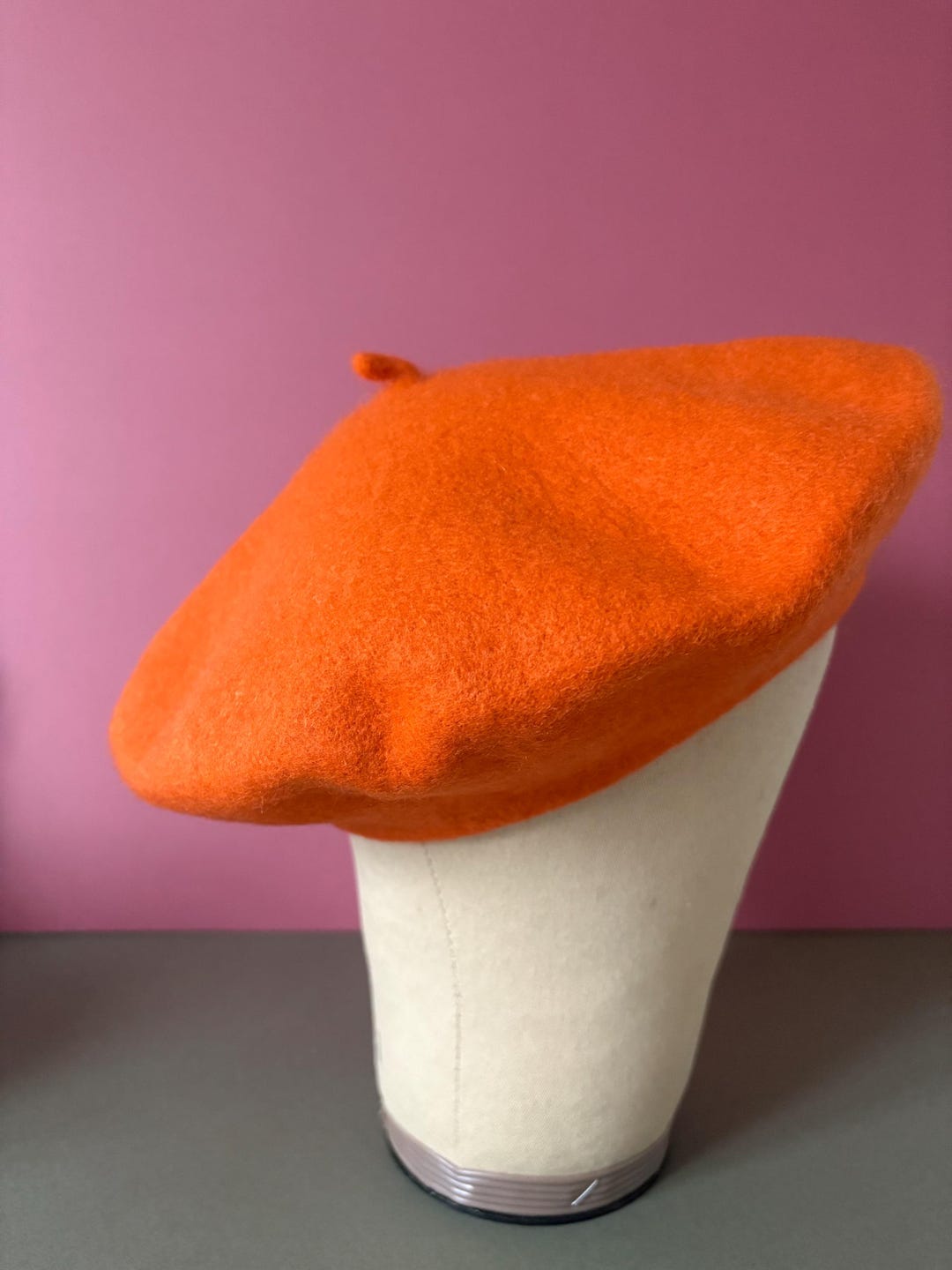 Thick Prange Wool Beret, Plain Colour Wool Beret, French Style Beret ...