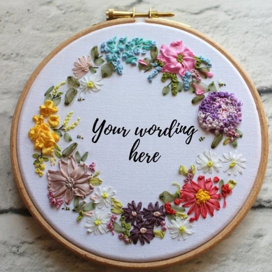 Autumn Themed Wedding Name Hoop, Fall Wedding Gift for Couple, Autumn ...