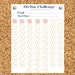 66 Day Habit Tracker Activity Chart Printable Progress - Etsy Canada