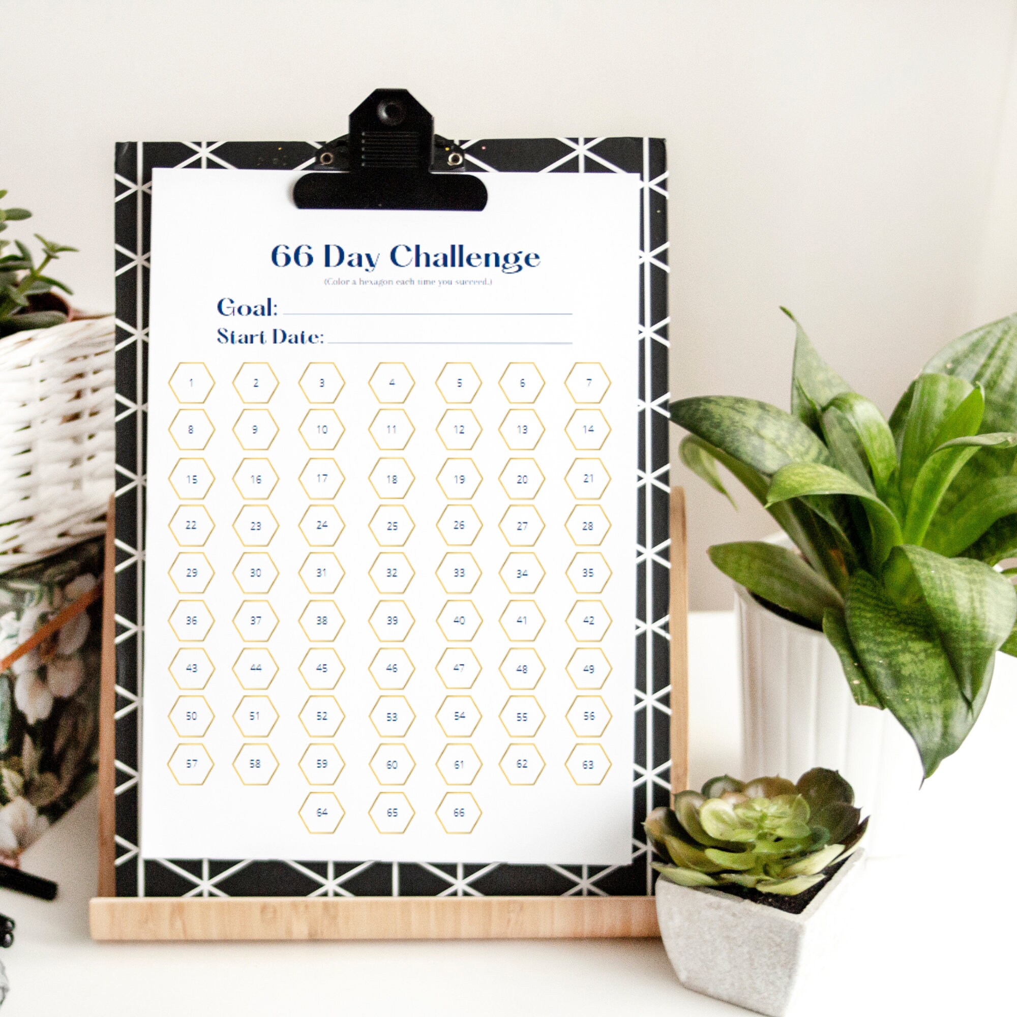 66 Day Habit Tracker Activity Chart Printable Progress - Etsy Canada