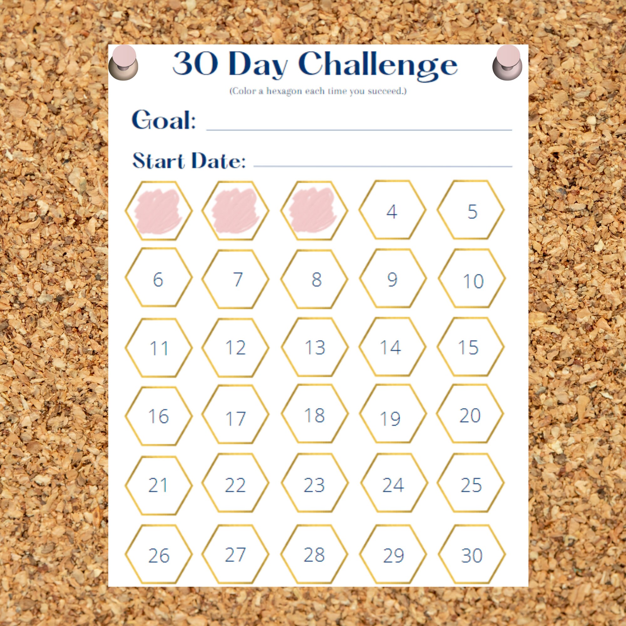 30 Day Habit Tracker, Activity Chart, Printable Progress Tracker ...