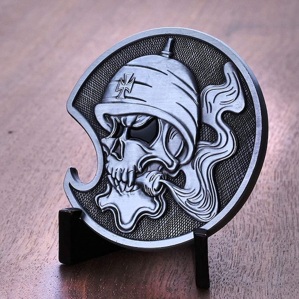 Motorcycle Challenge Coin Holder - Etsy
