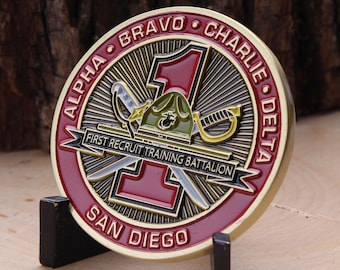 4th Recruit Training Battalion Challenge Coin | Etsy