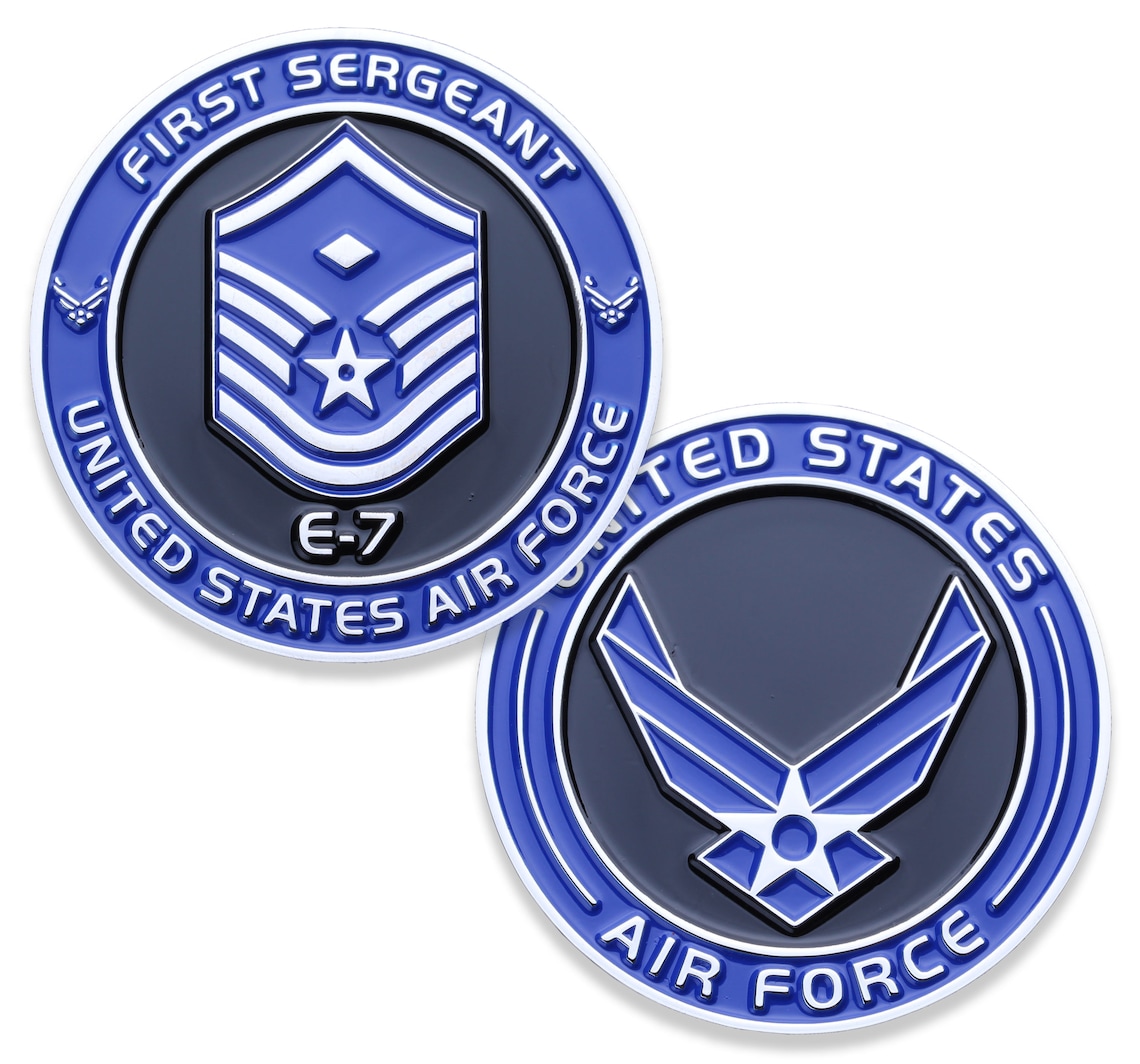 Air Force First Sergeant E7 Challenge Coin | Etsy