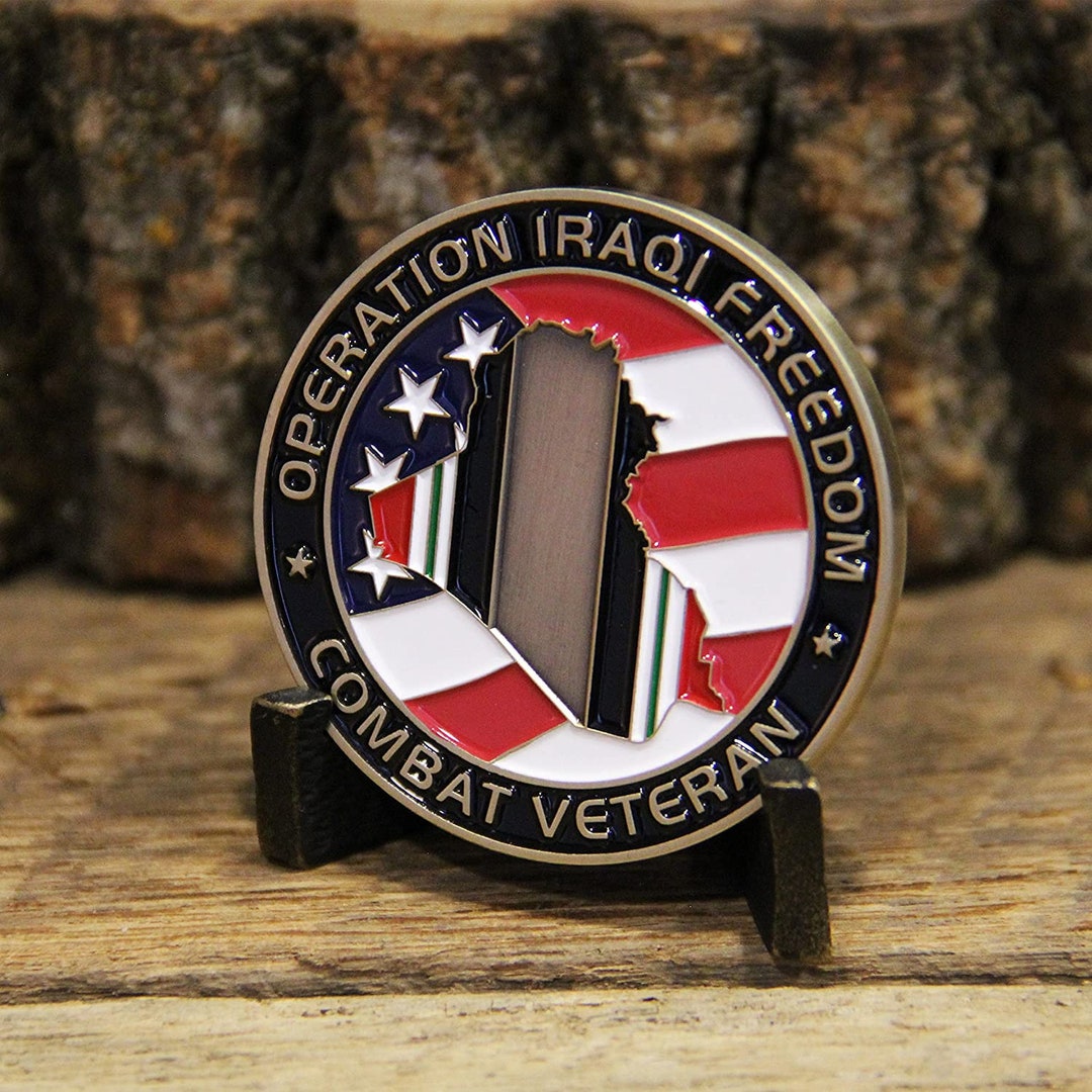 Operation Iraqi Freedom OIF Veteran Challenge Coin - Etsy