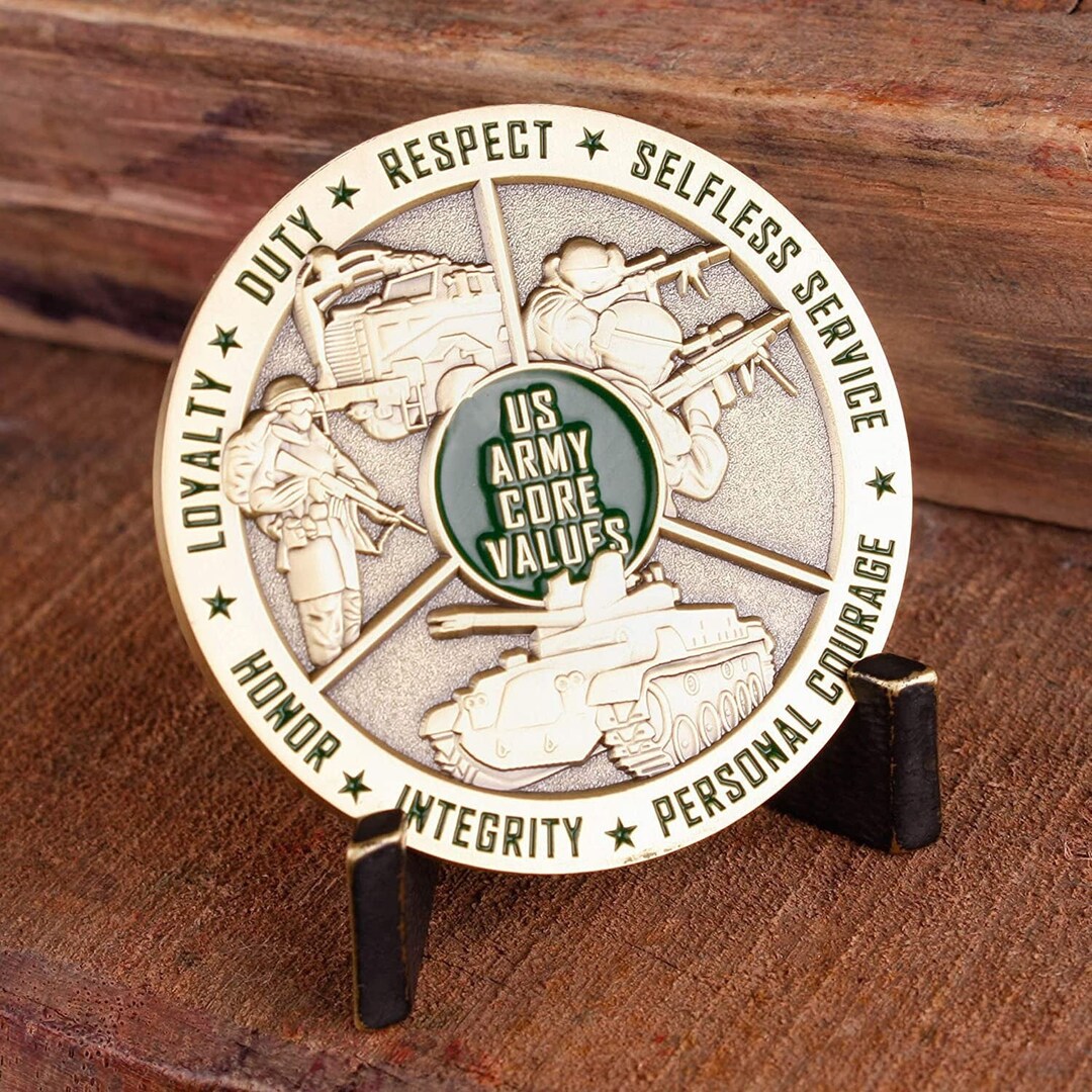 U.S. Army Core Values Challenge Coin - Etsy
