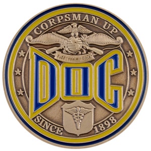 Navy Corpsman DOC Coin - Etsy