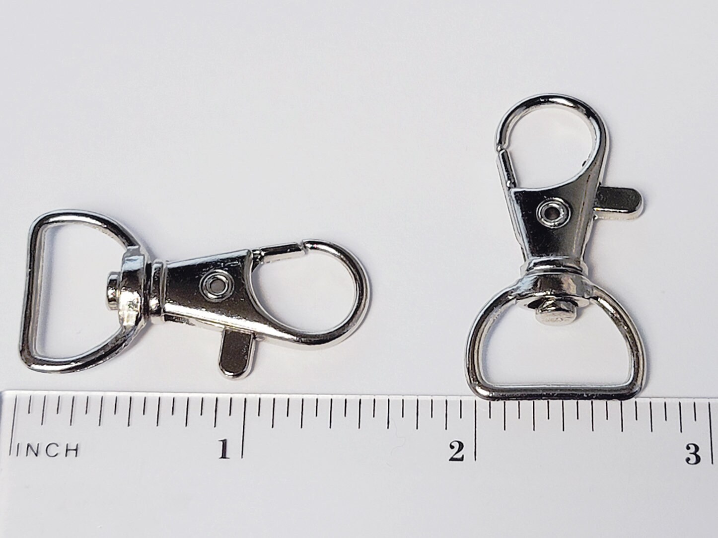 50 Pack Metal Lobster Claw Swivel Clasps .75 D Ring | Etsy