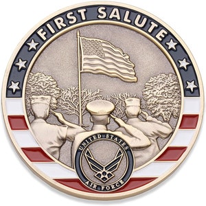 United States Air Force First Salute Challenge Coin - Etsy
