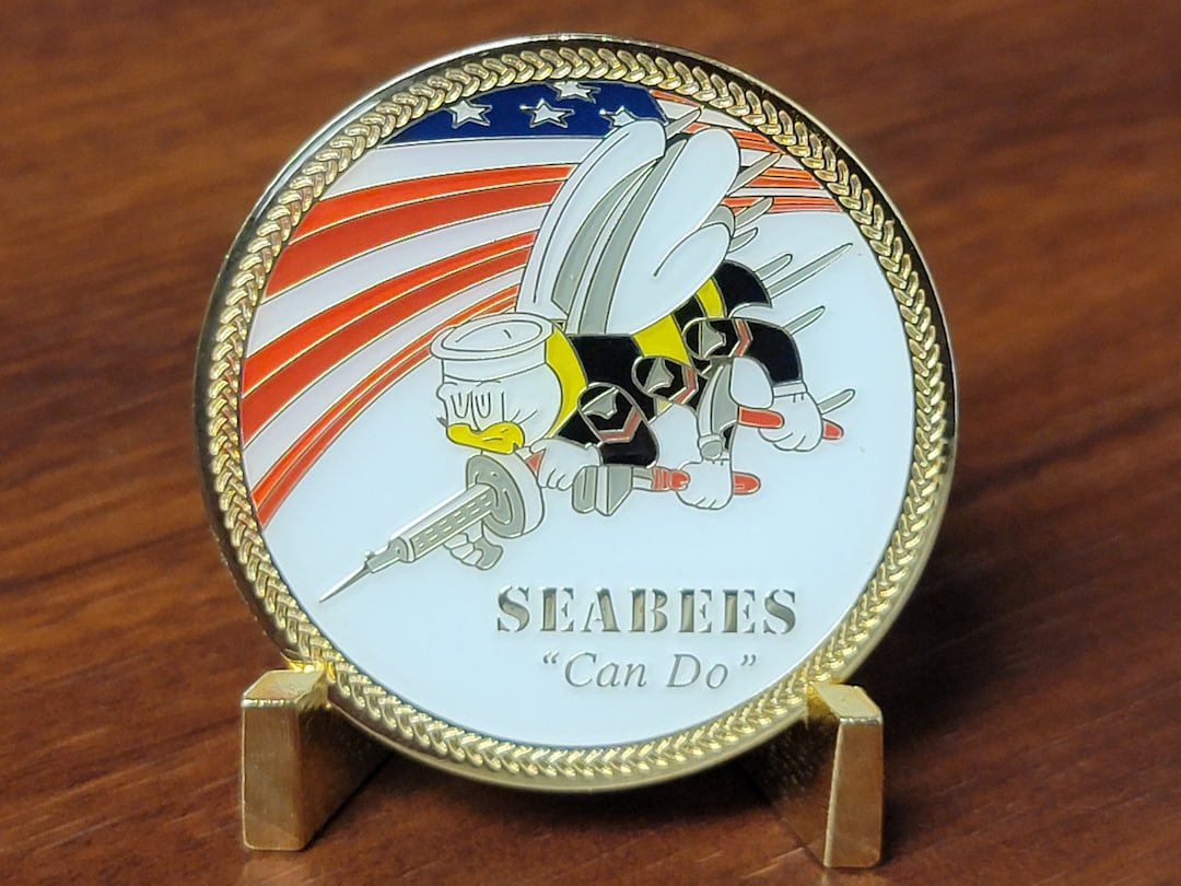 US Naval Construction Forces Seabees Challenge Coin - Etsy