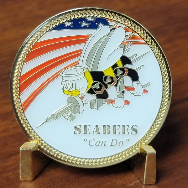 Seabee Challenge Coin - Etsy