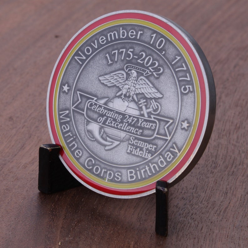 2022 Limited Edition US Marine Corps Birthday Challenge Coin - Etsy