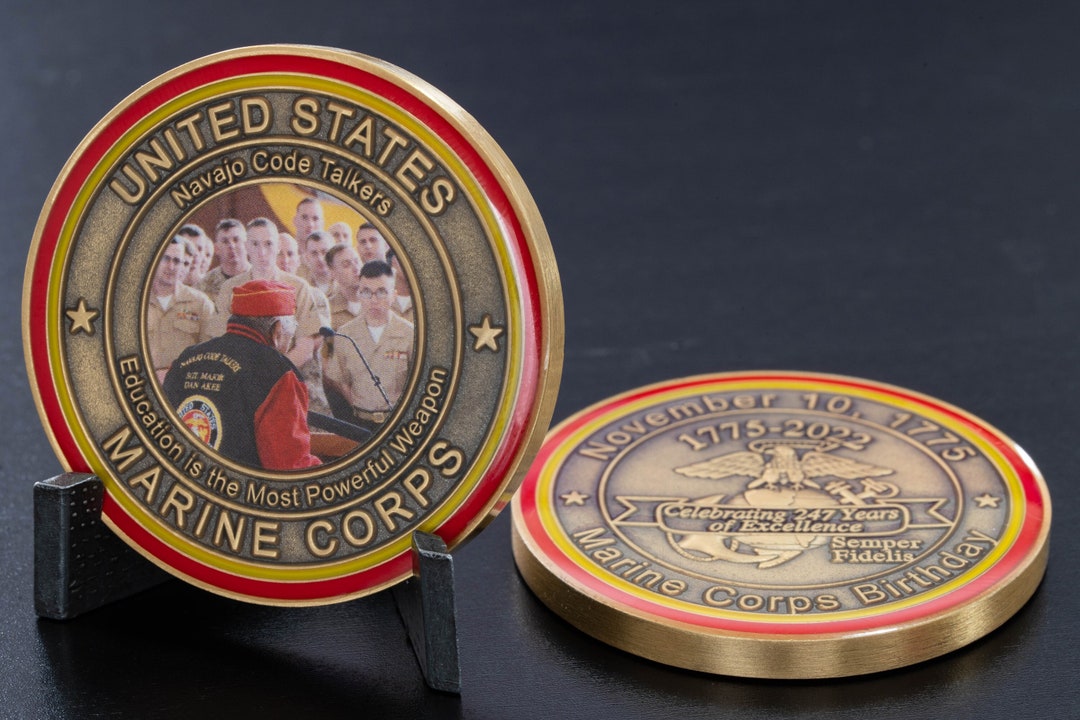 2022 United States Marine Corps Birthday Challenge Coin - Etsy