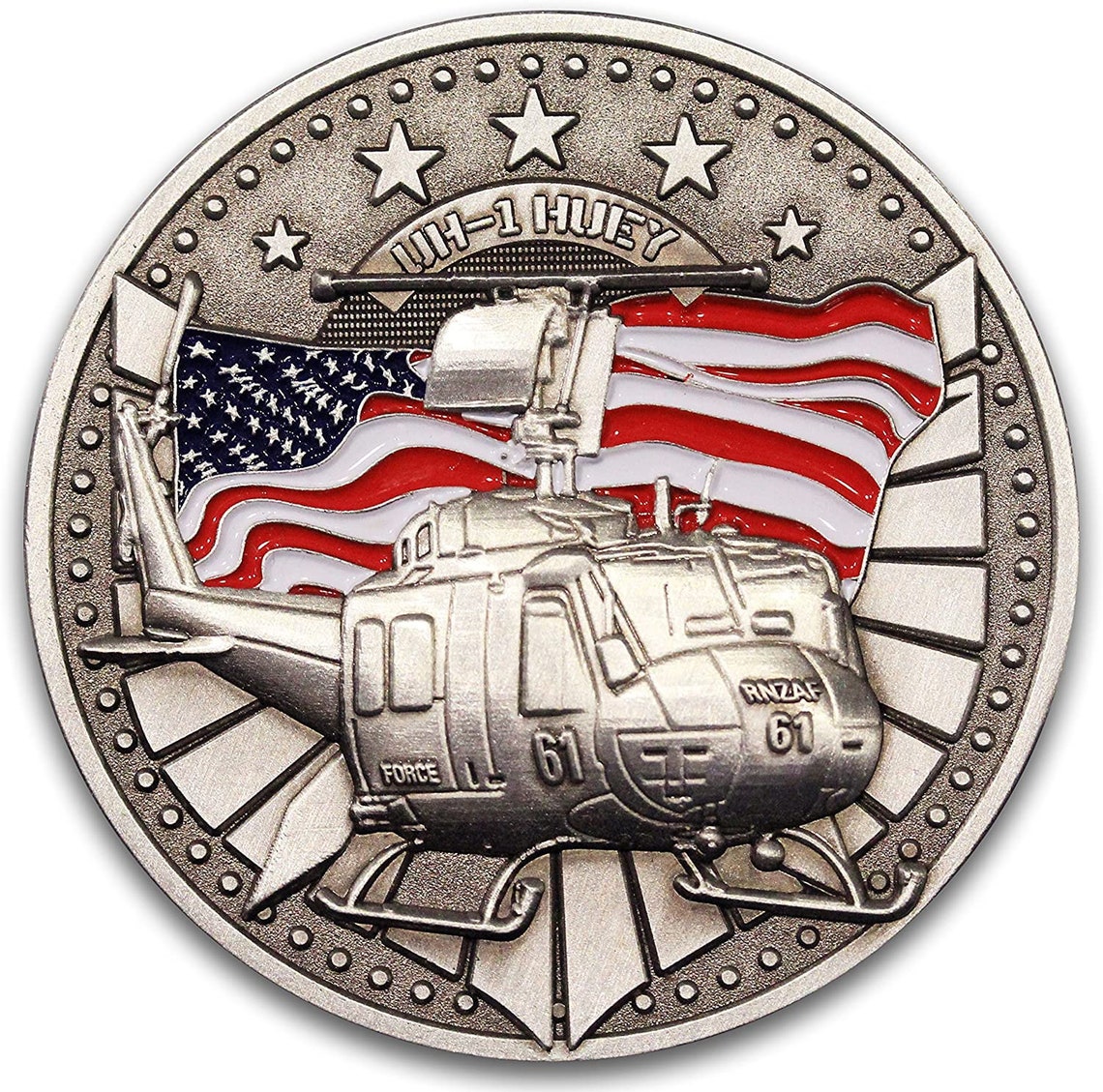 UH-1 Huey Aircraft Challenge Coin - Etsy