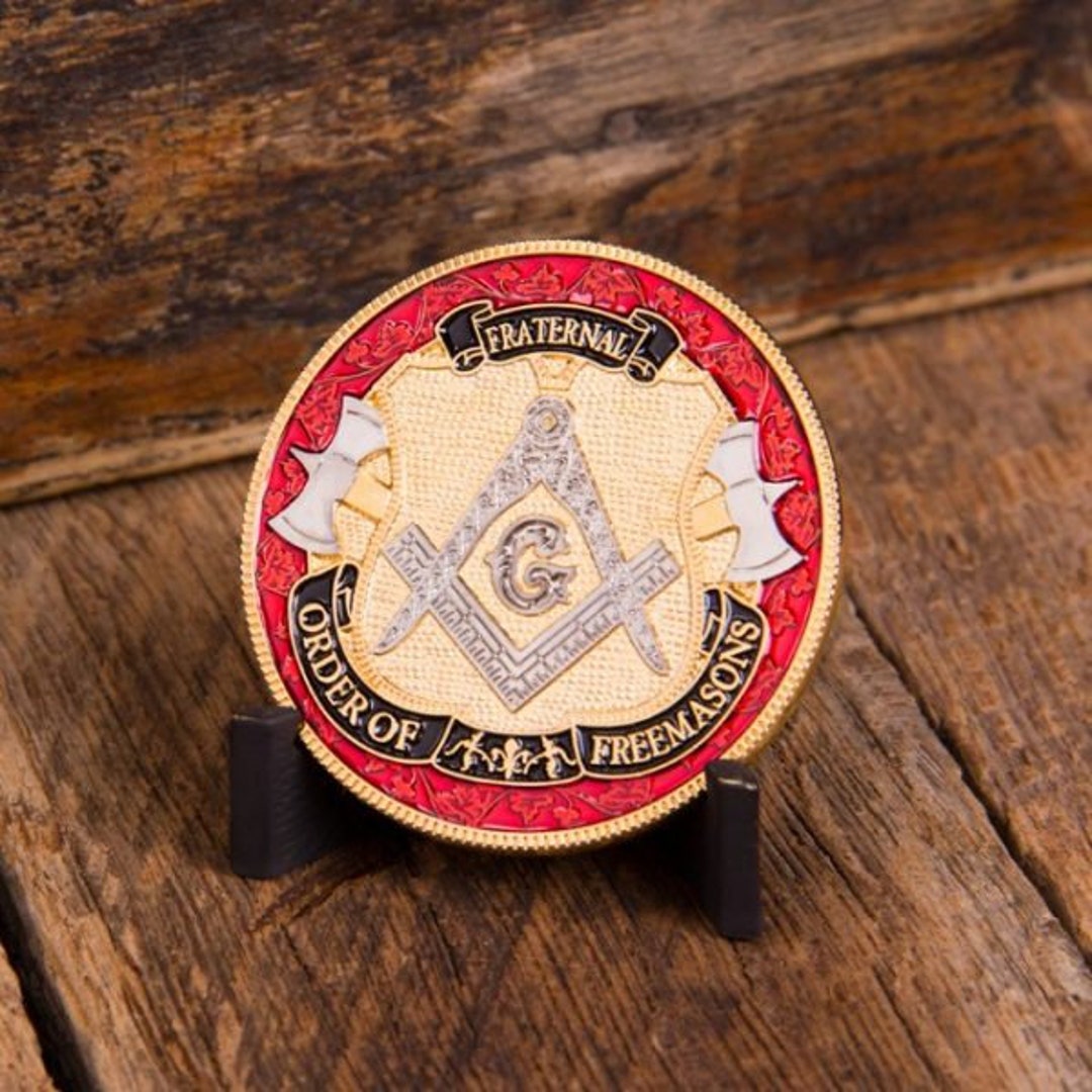 Engravable Freemason Challenge Coin - Etsy
