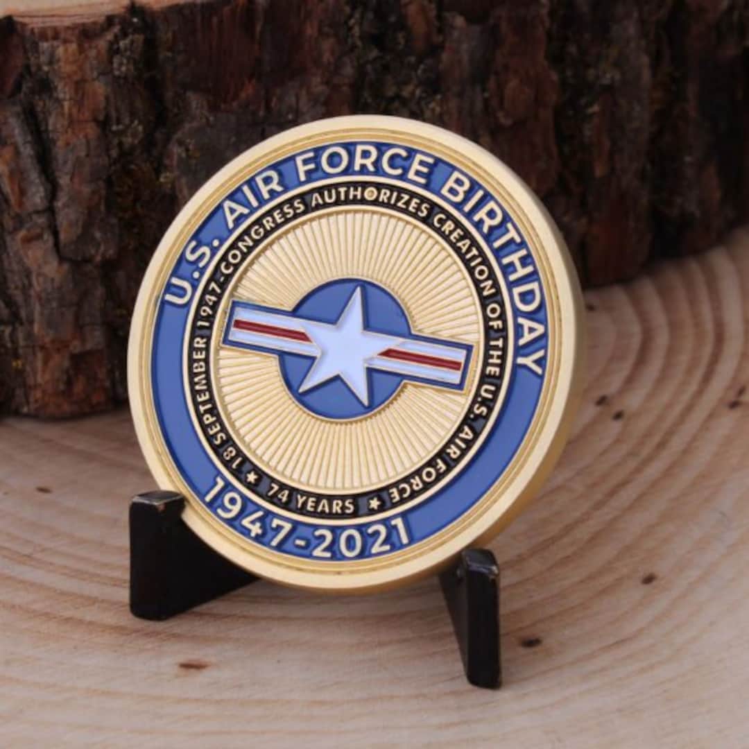 2021 Limited Edition US Air Force Birthday Challenge Coin - Etsy