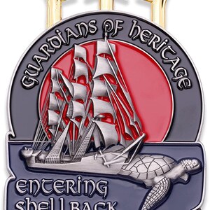 Navy Shellback Challenge Coin - Odd Shaped - Etsy