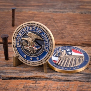 Department of Justice Challenge Coin - Etsy