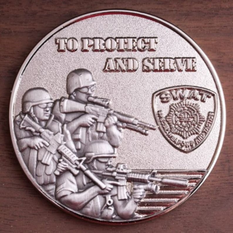 SWAT Challenge Coin - Etsy