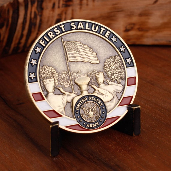 United States Army First Salute Challenge Coin - Etsy