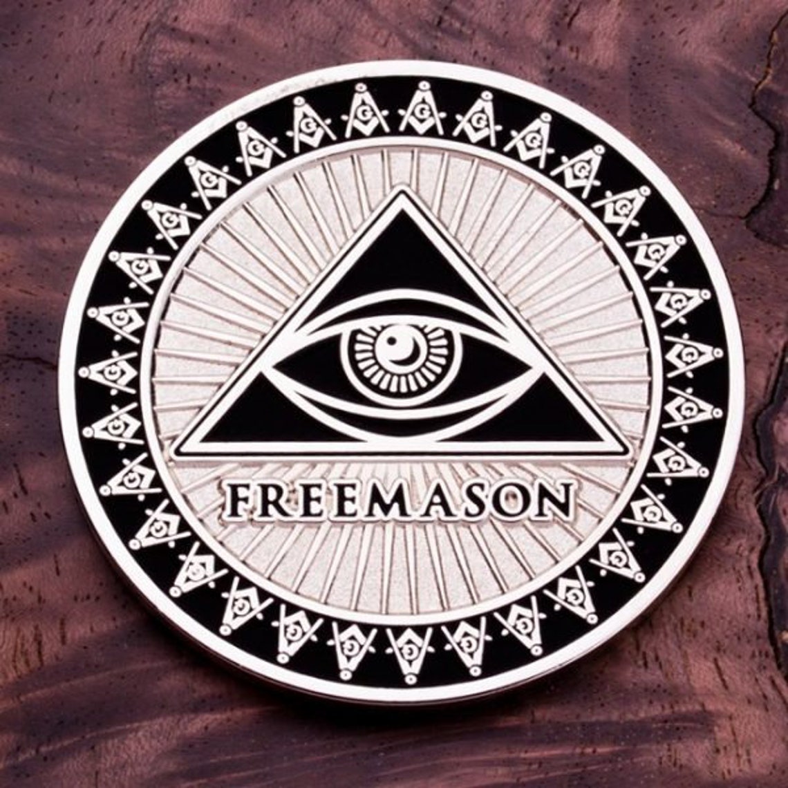 Freemason Challenge Coin - Etsy