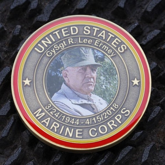 USMC 2019 Birthday Ball Challenge Coin Lee Ermey - Etsy