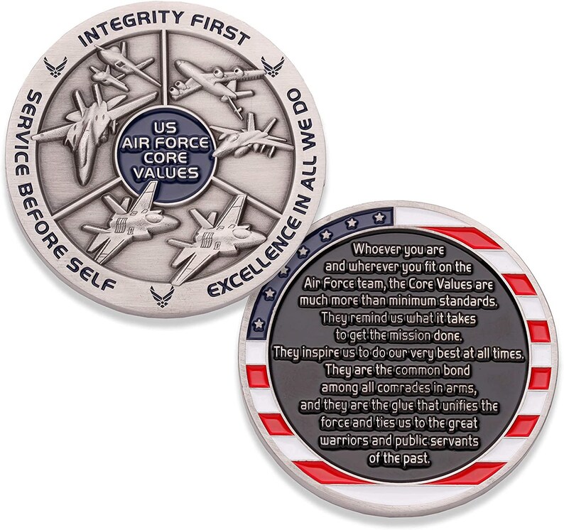 United States Air Force Core Values - Etsy