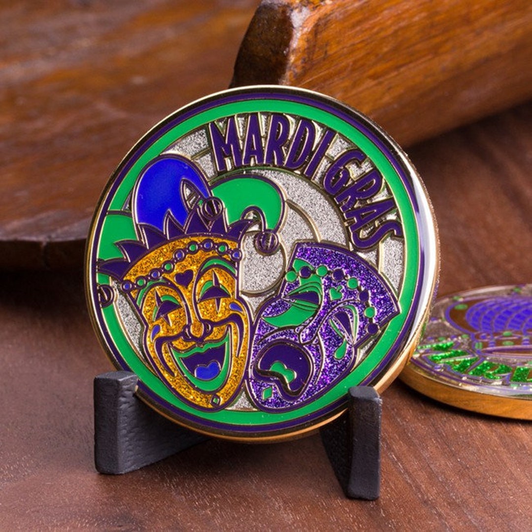 Mardi Gras Coin - Etsy