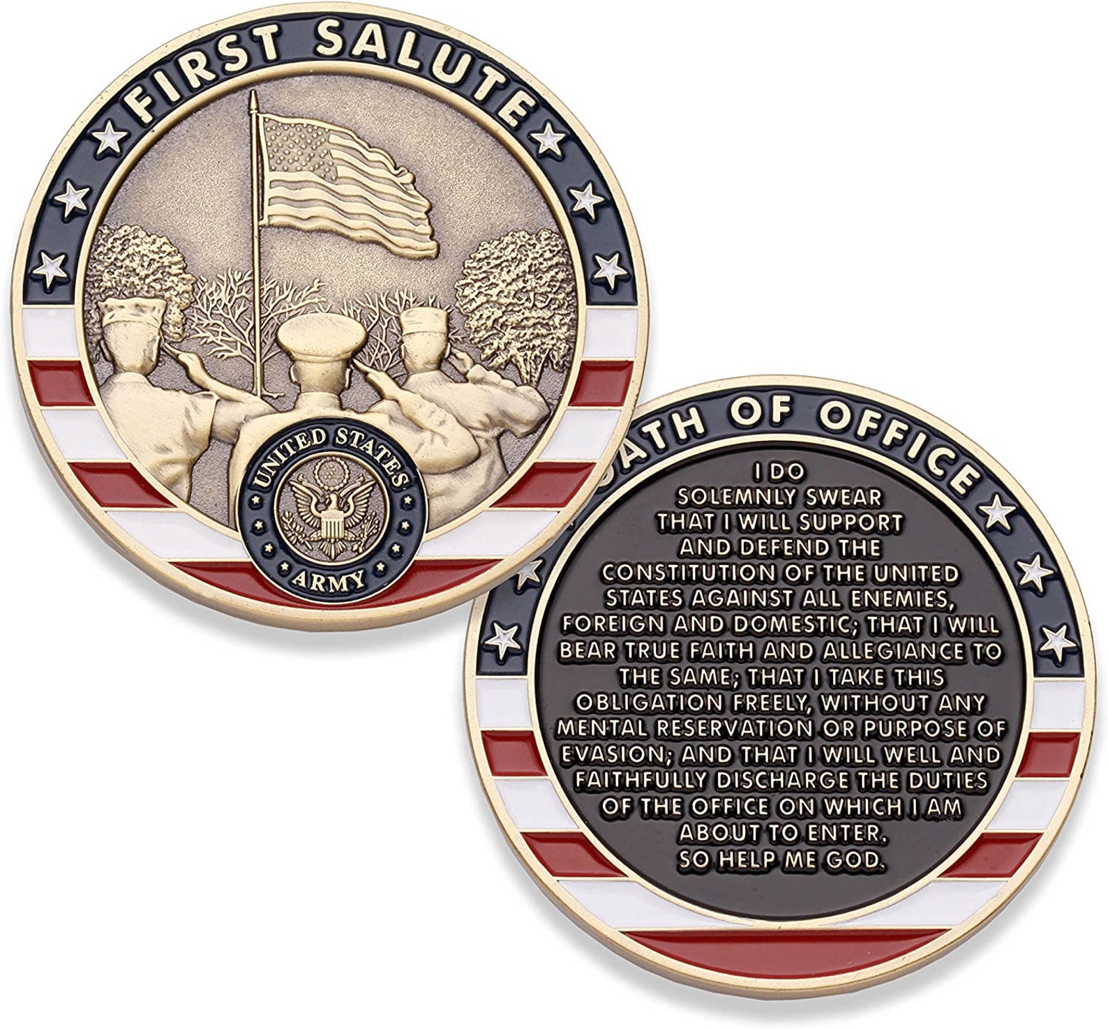 United States Army First Salute Challenge Coin - Etsy