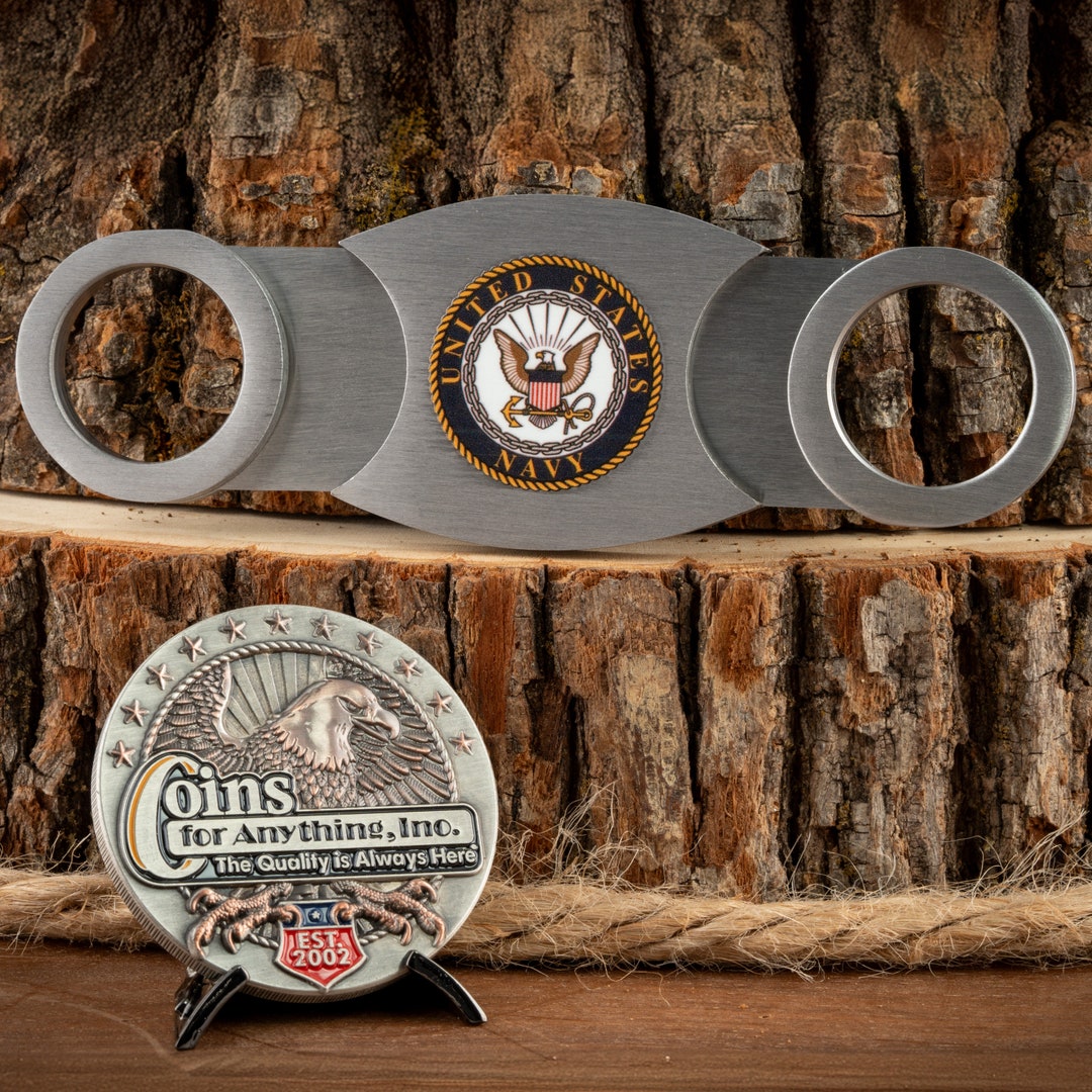 Navy Cigar Cutter - Closed Back Design - Etsy