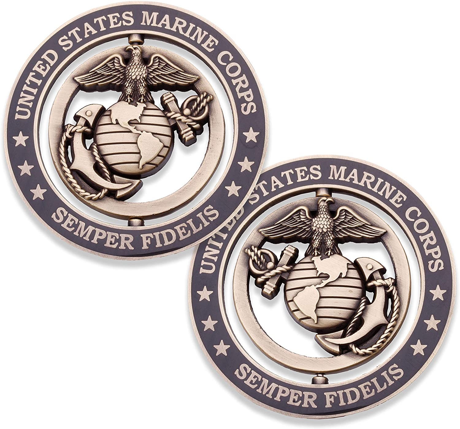 Marine Corps EGA Spinner Challenge Coin | Etsy
