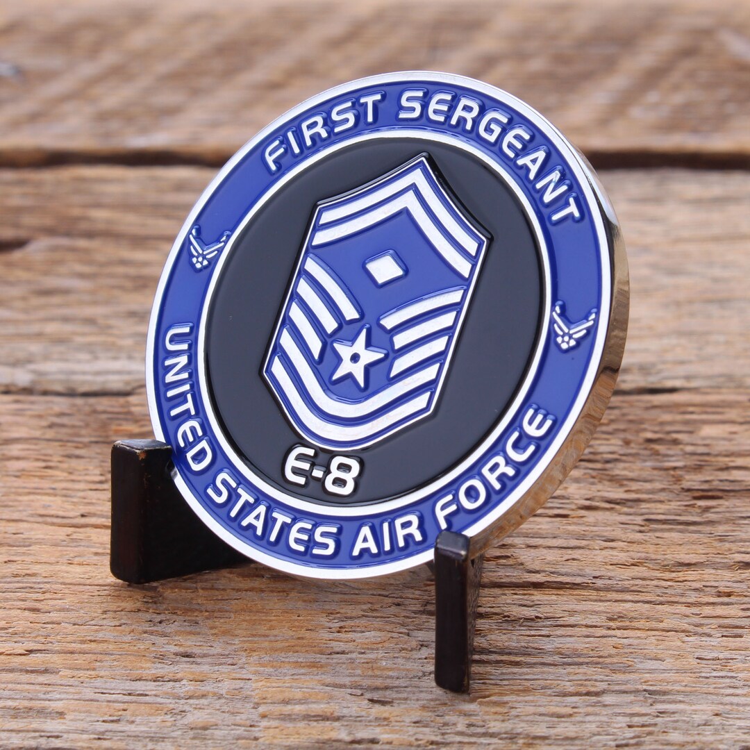 Air Force First Sergeant E8 Challenge Coin - Etsy