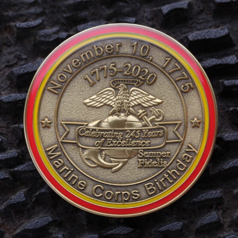 USMC 2020 Birthday Ball Challenge Coin | Etsy