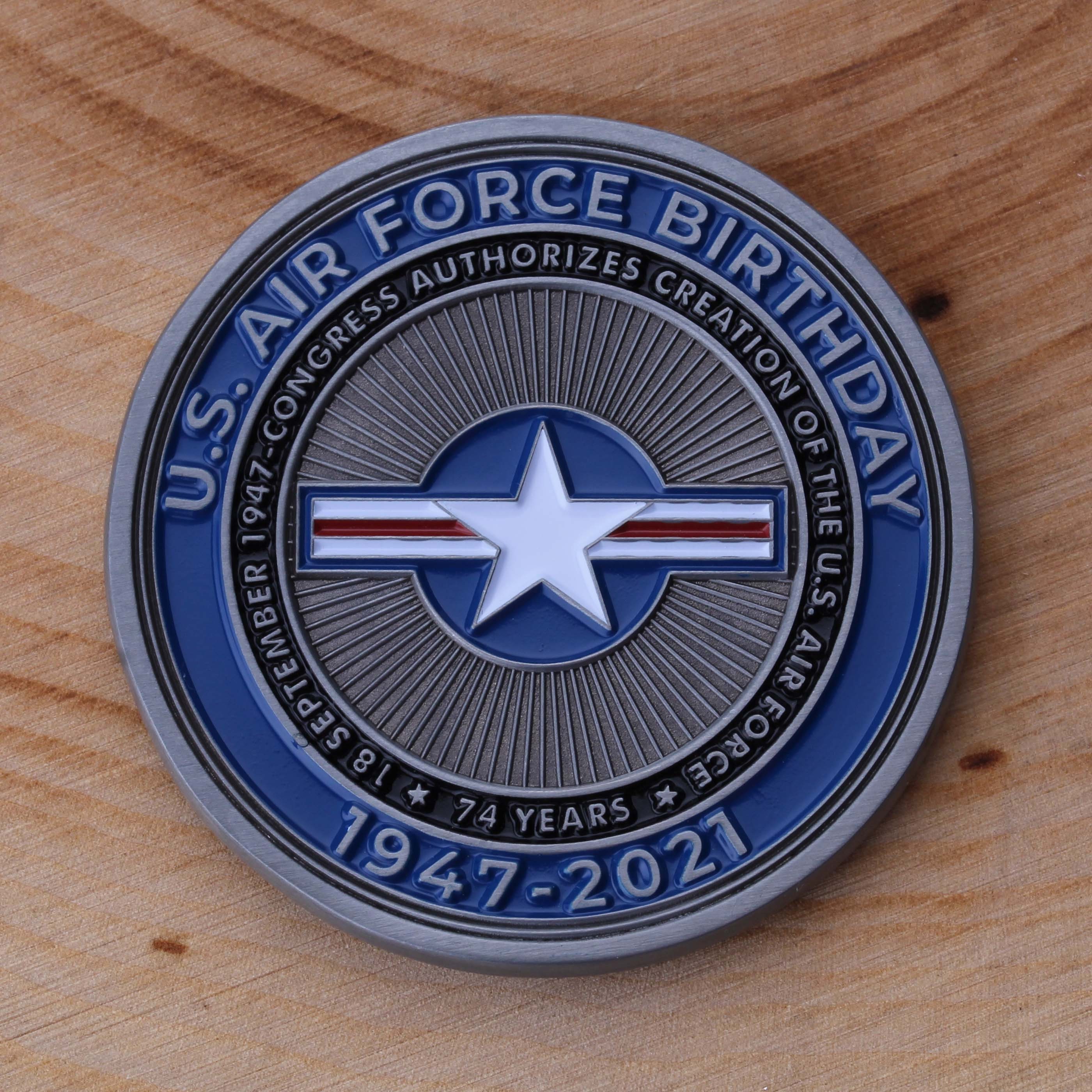 United States Air Force 2021 Birthday Challenge Coin | Etsy