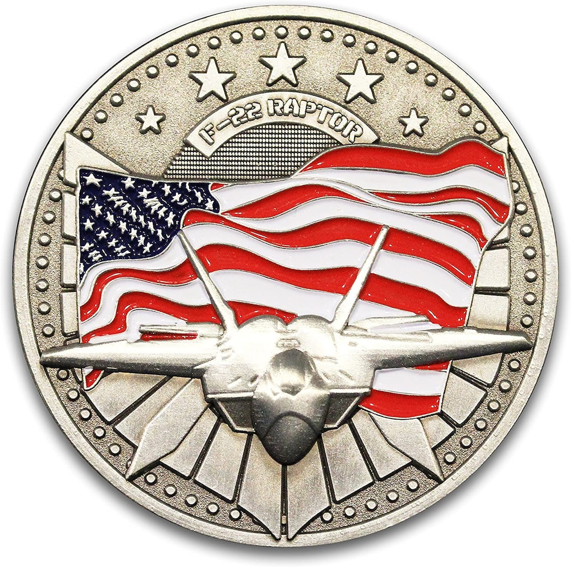 F-22 Raptor Aircraft Challenge Coin - Etsy