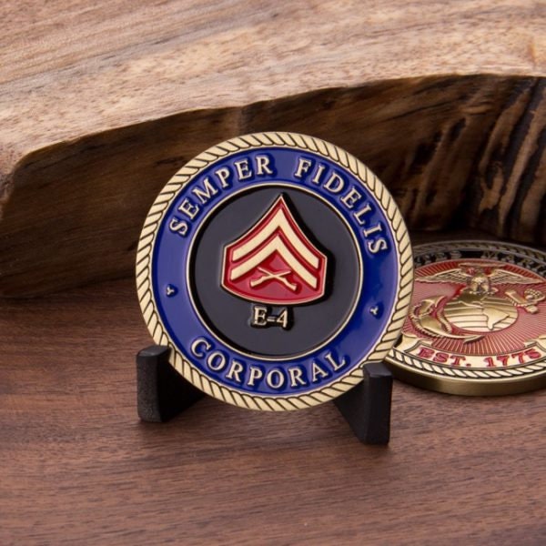 Marine Corporal E4 Challenge Coin | Etsy