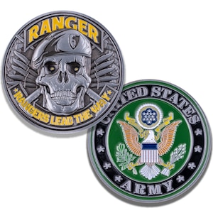 Army Rangers Challenge Coin - Etsy