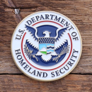 Department of Homeland Security (DHS) Challenge Coin - Etsy