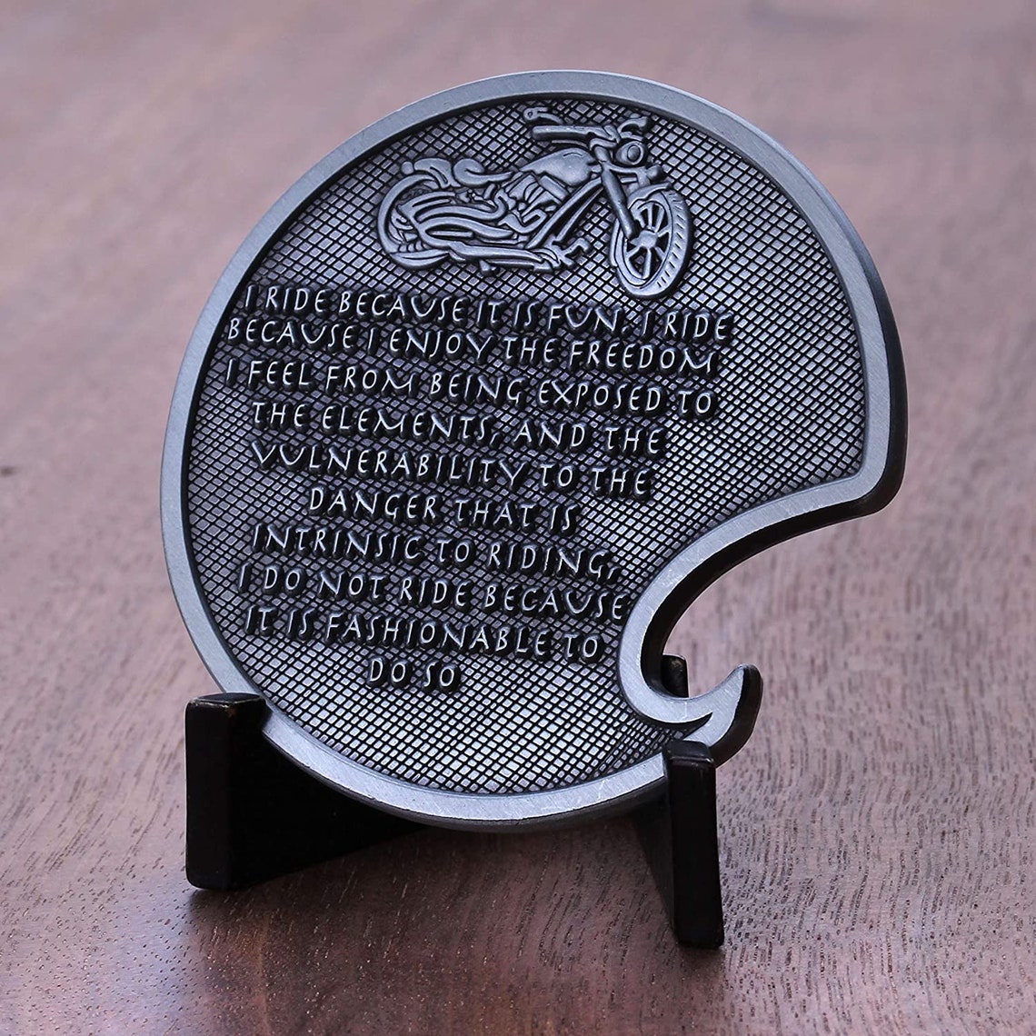 Motorcycle Creed Challenge Coin - Etsy