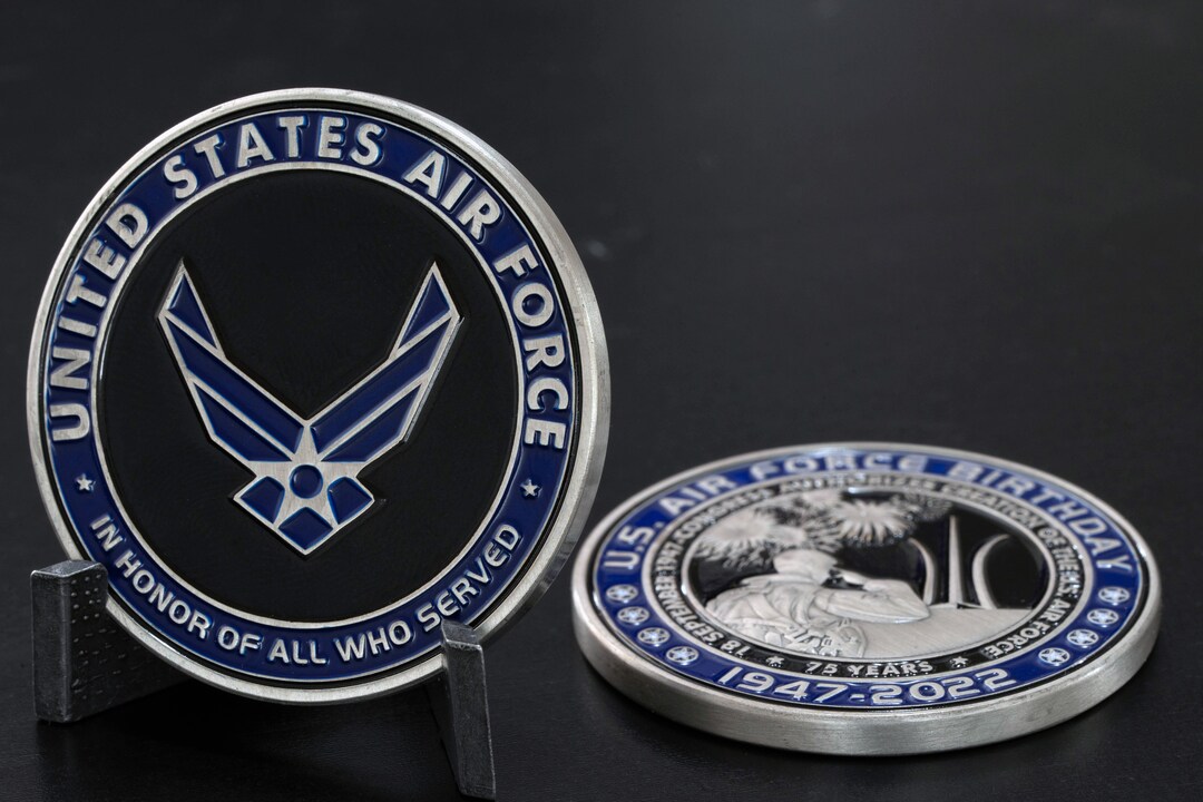 2022 United States Air Force Birthday Challenge Coin - Etsy