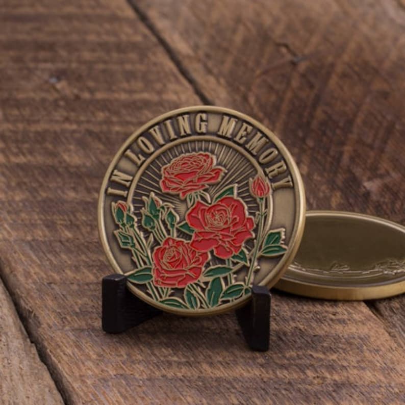 In Loving Memory Coin - Etsy
