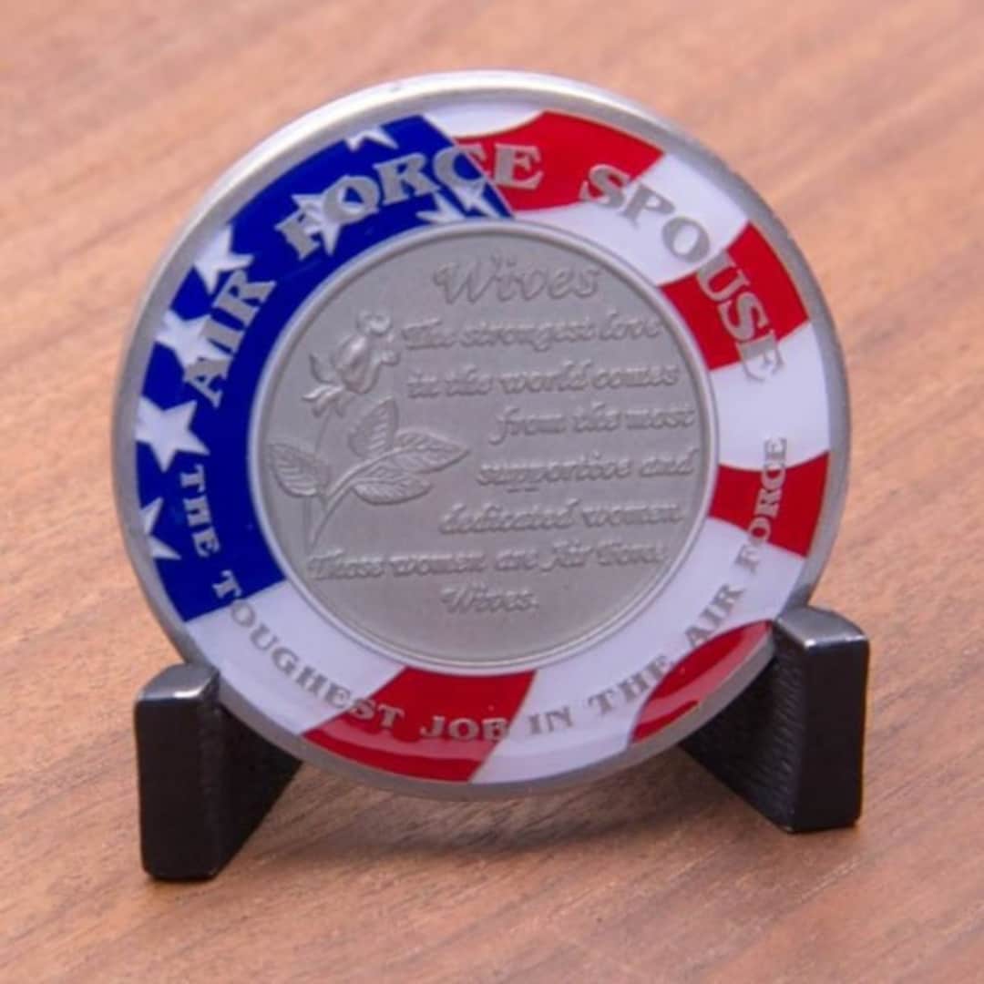 United States Air Force Wife Challenge Coin - Etsy